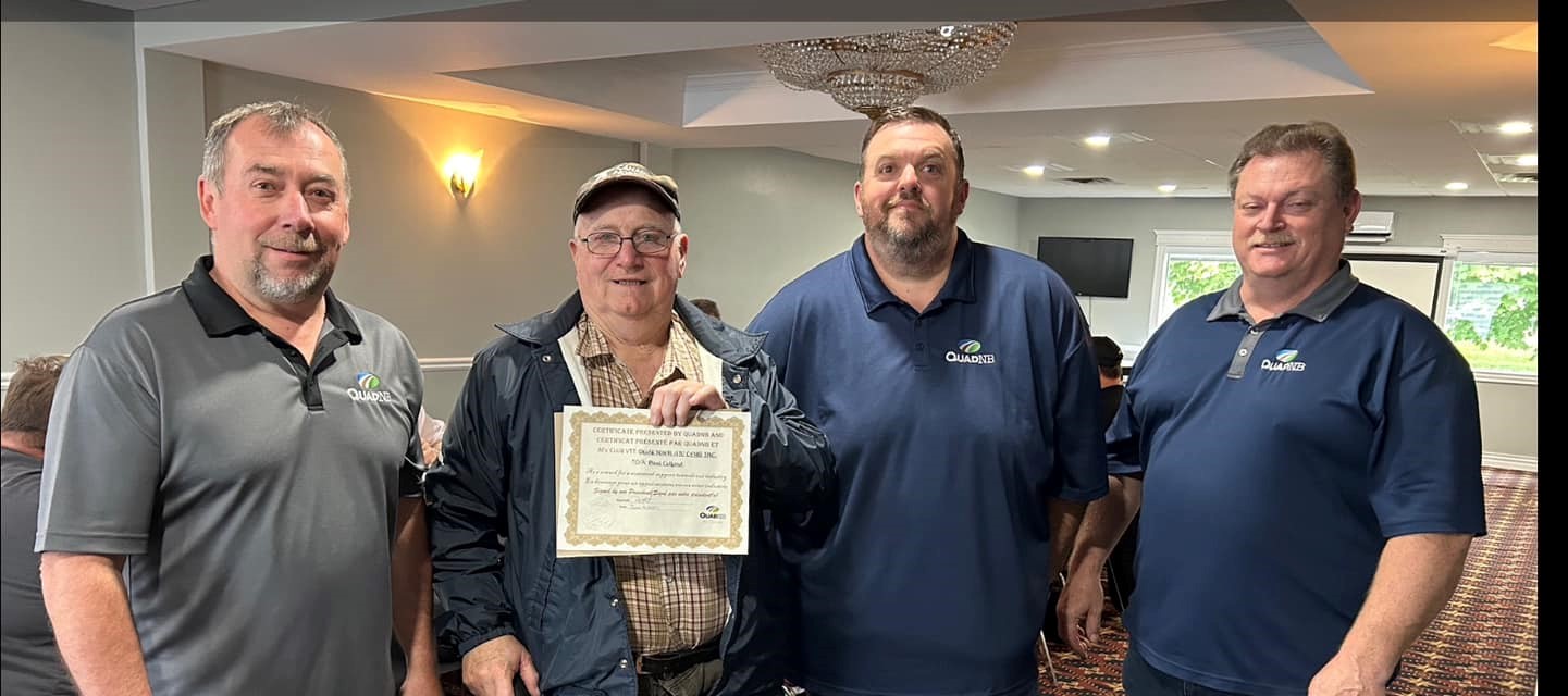 A Certificate of Appreciation for Paul Colford - Quad NB